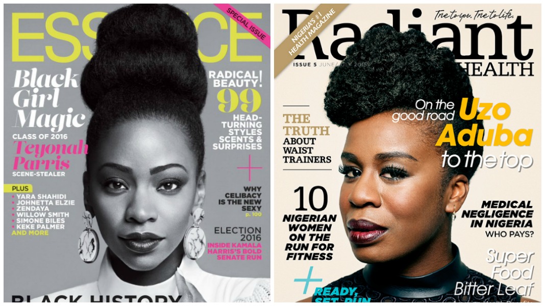 Rihanna Short Curly Hair Magazine Cover