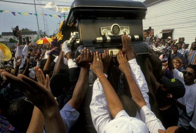 Dead Rapper's Body Stands Up Right On Stage During Nighclub Funeral Service
