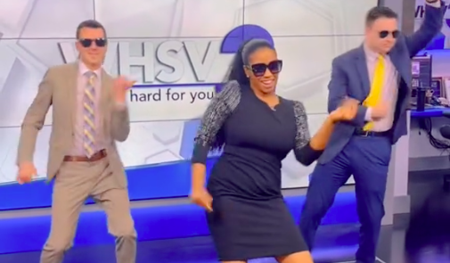 Reporter Goes Viral For Offbeat Dances With White Co-Anchors