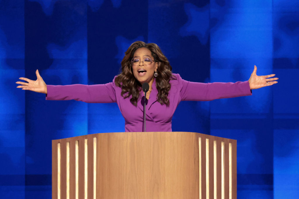 Oprah Winfrey Addresses The DNC With Riveting Speech