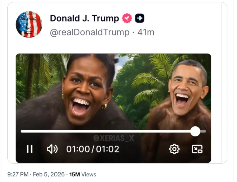 Trump’s Ape Video Is Not A ‘Slip’—It’s Ideology